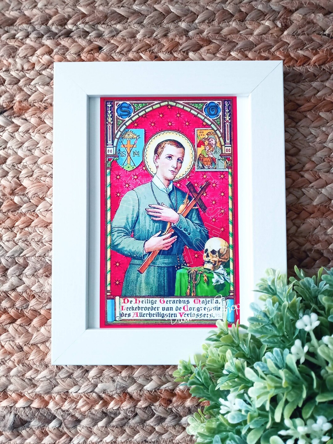 St Gerard Majella Icon Print; Beautiful Image of the Great Saint ...