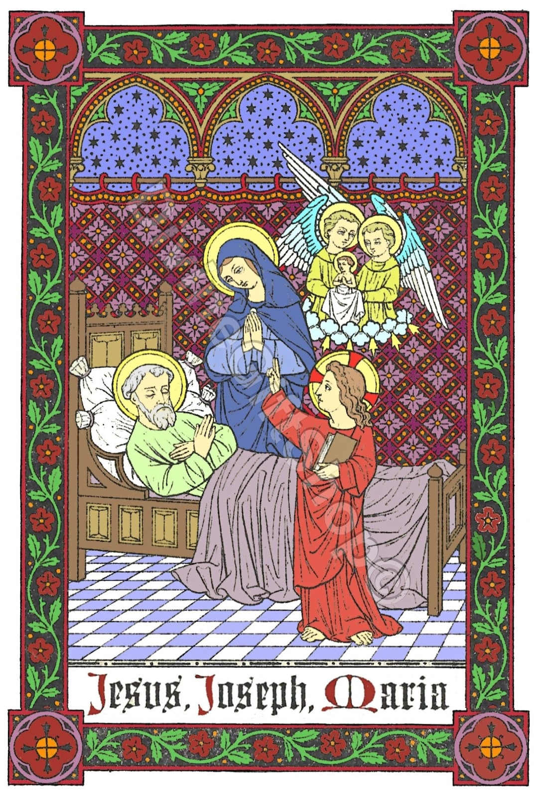 The Repose of Saint Joseph; the Husband of the Virgin Mary Passes Away ...