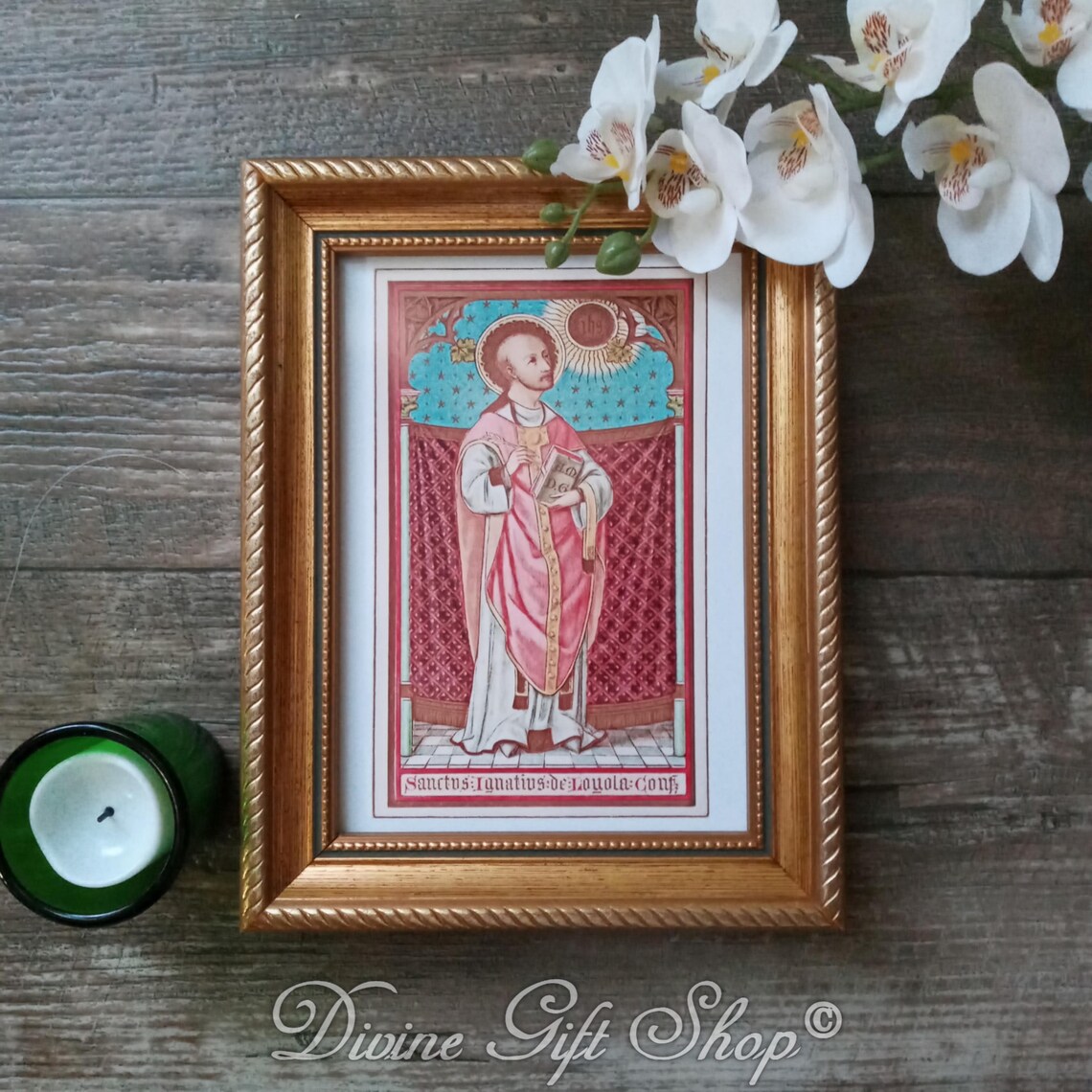 St. Ignatius of Loyola Icon Print | Patron of Soldiers, Retreats ...
