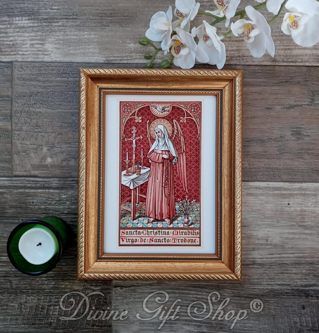St. Christina the Astonishing Icon Print | Saint Christina Print ...