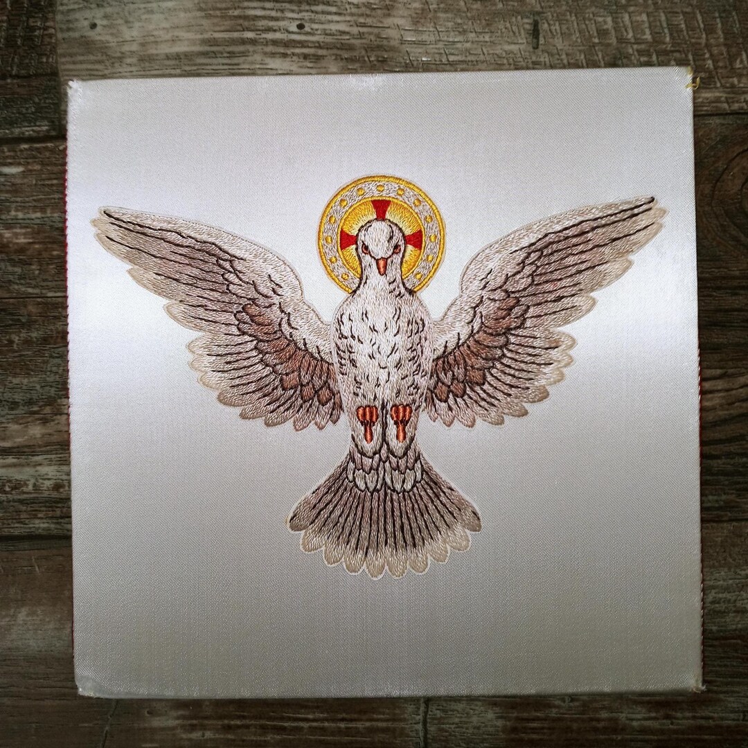 Holy Spirt Embroidered Pall Used for Holy Mass | Beautiful Embroidery ...