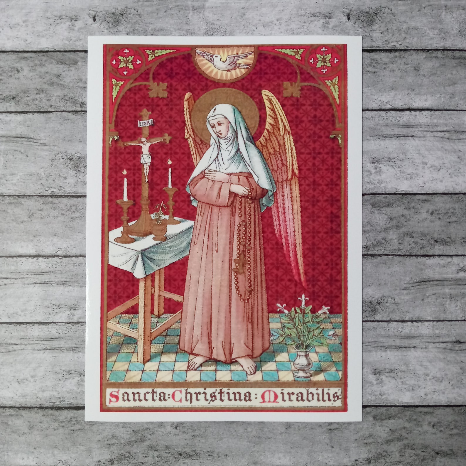 St. Christina the Astonishing Icon Print Saint Christina | Etsy