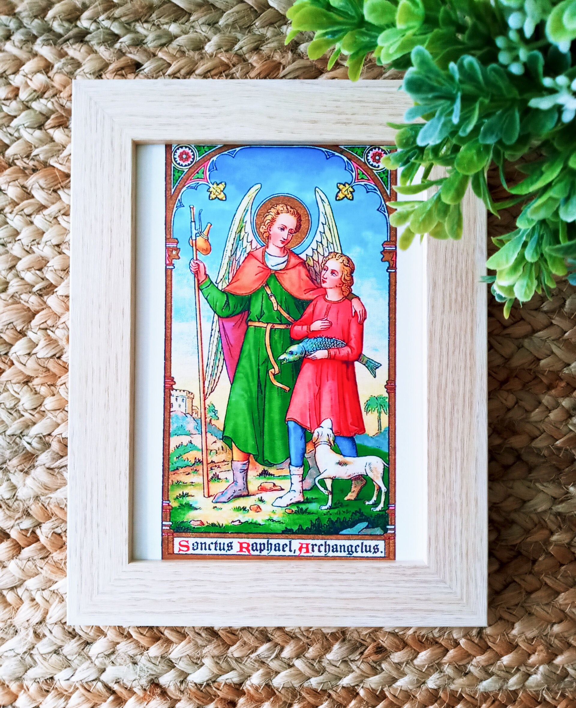 Saint Raphael the Archangel Icon Print Saint Print | Etsy