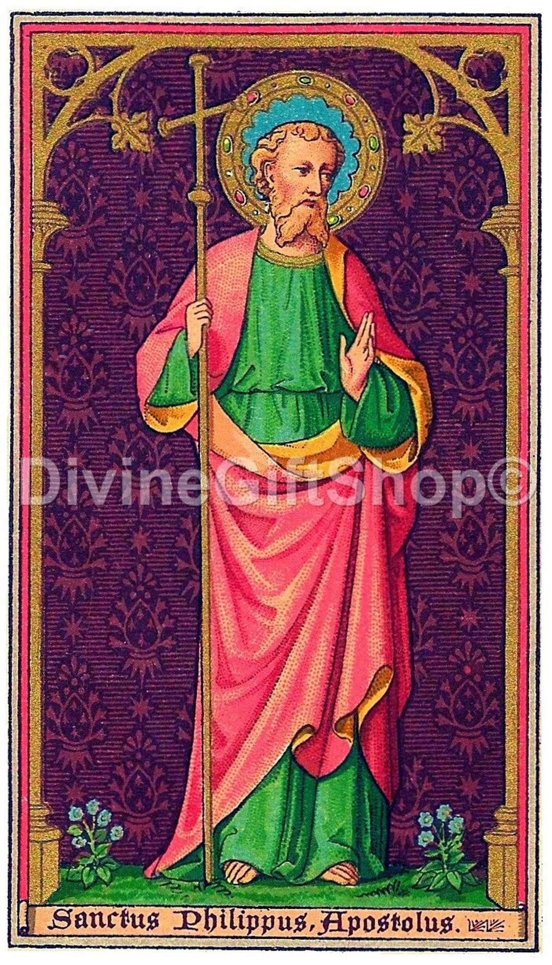 St Philip Apostle Icon Print Gorgeous Image of the Patron - Etsy