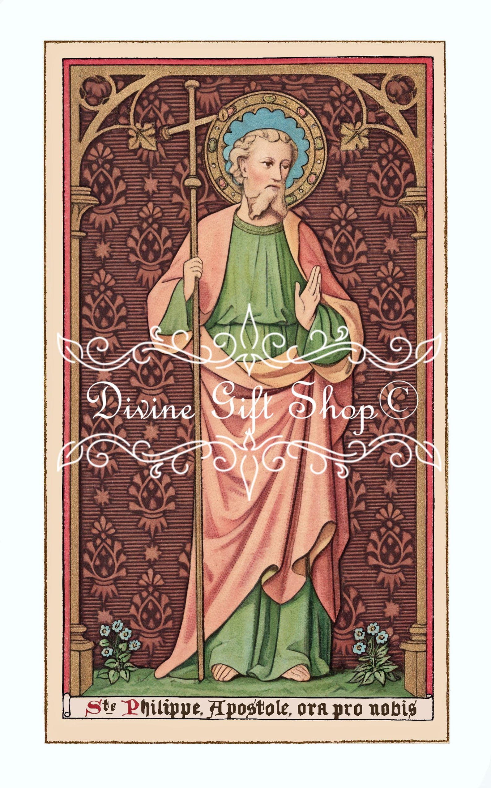 Saint Philip Apostle Icon Print | Patron Saint of Pastry Chefs ...