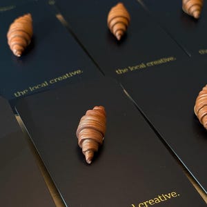 Tiny Croissant Pin/magnet - Etsy