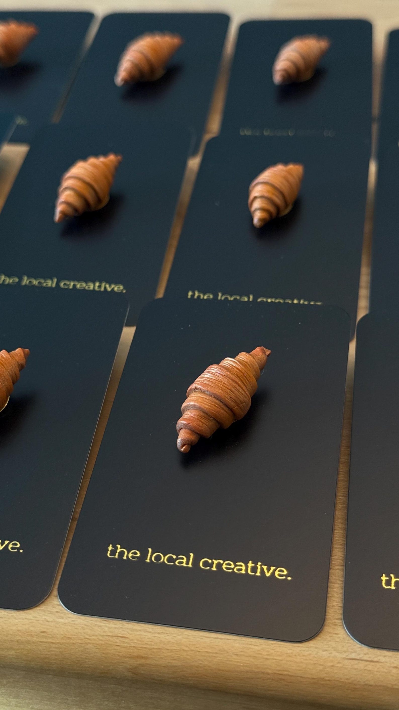 Tiny Croissant Pin/magnet - Etsy