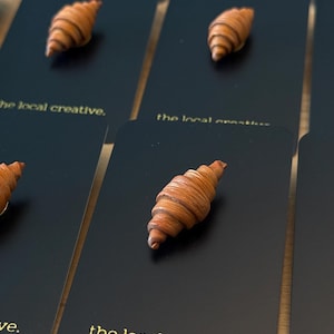Tiny Croissant Pin/magnet - Etsy