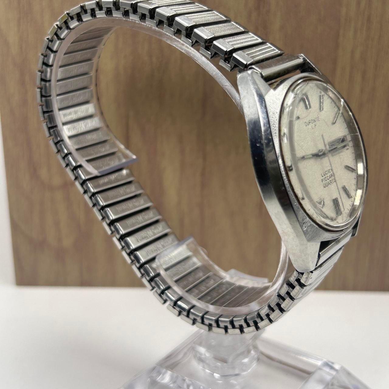 Vintage Dufonte Lucien Piccard Watch Day Date Stretch Band Automatic ...