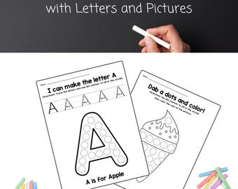Alphabet Dab a Dot Animal Bundle | Alphabet | Letters | Elementary ...