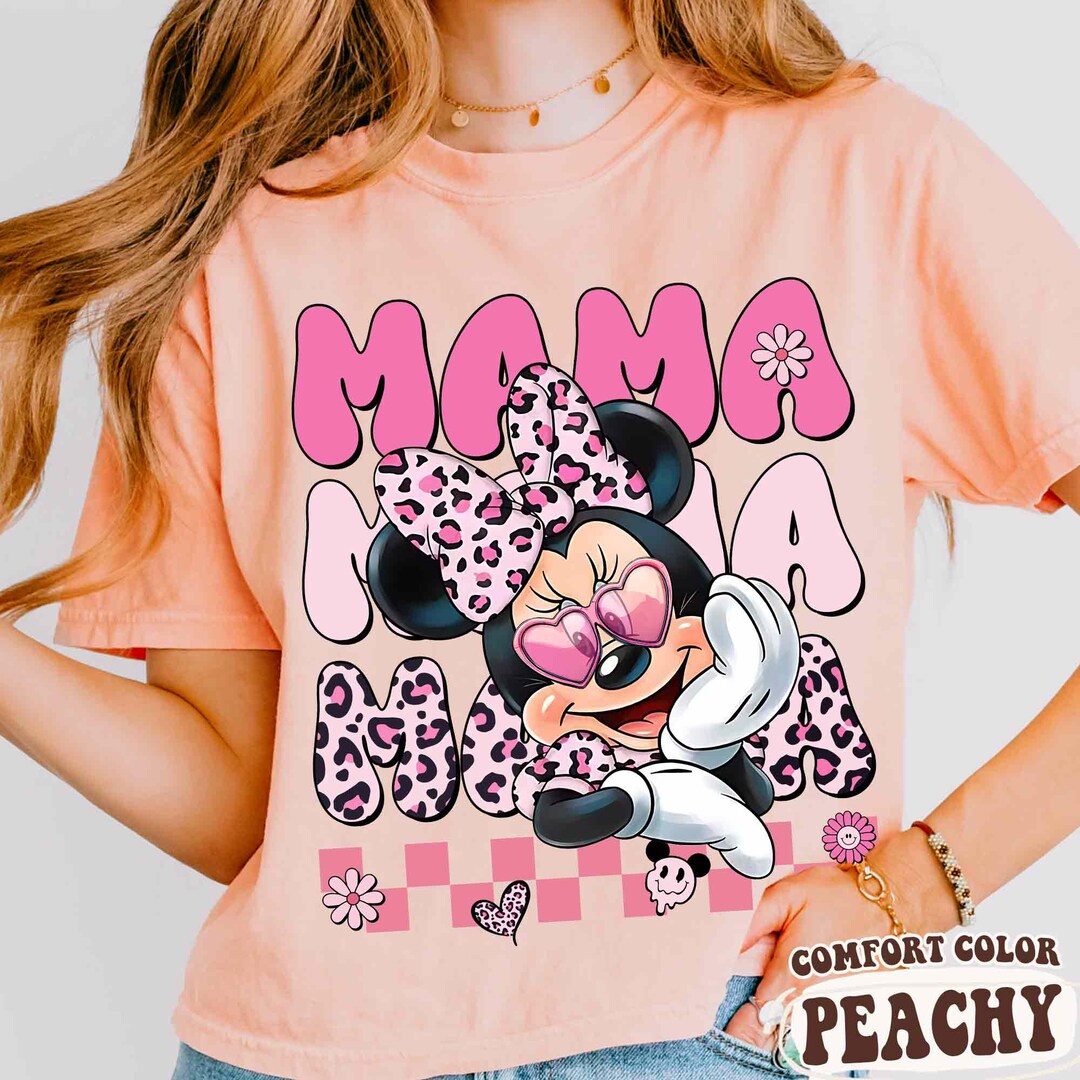 Disney Cute Minnie Mouse Mama T-shirt, Minnie Mouse Shirt, Disney Mom ...