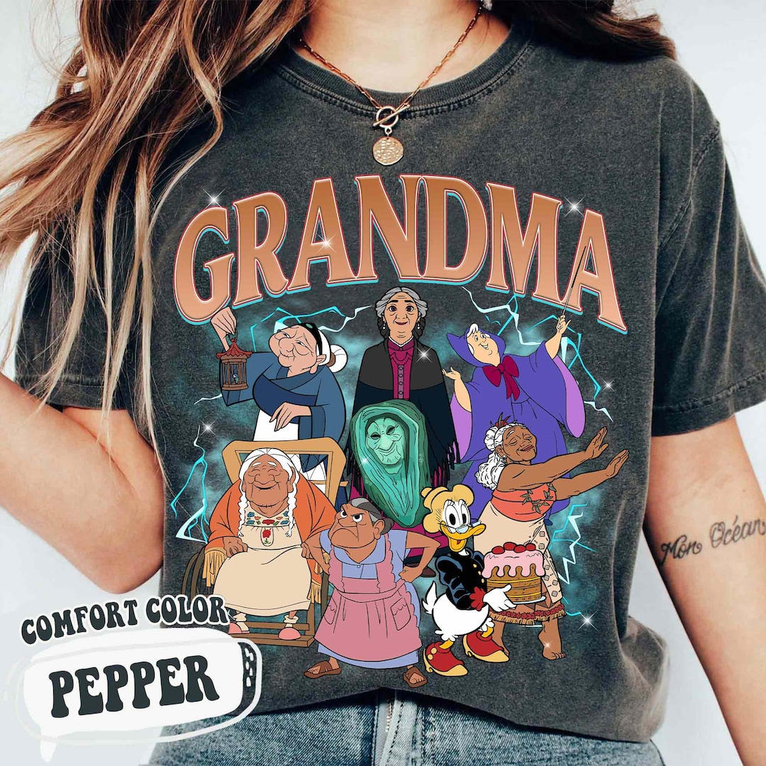 Disney Grandma Fa Tala Coco Alma T-shirt, Cool Grandmas Club Tee, Fairy ...