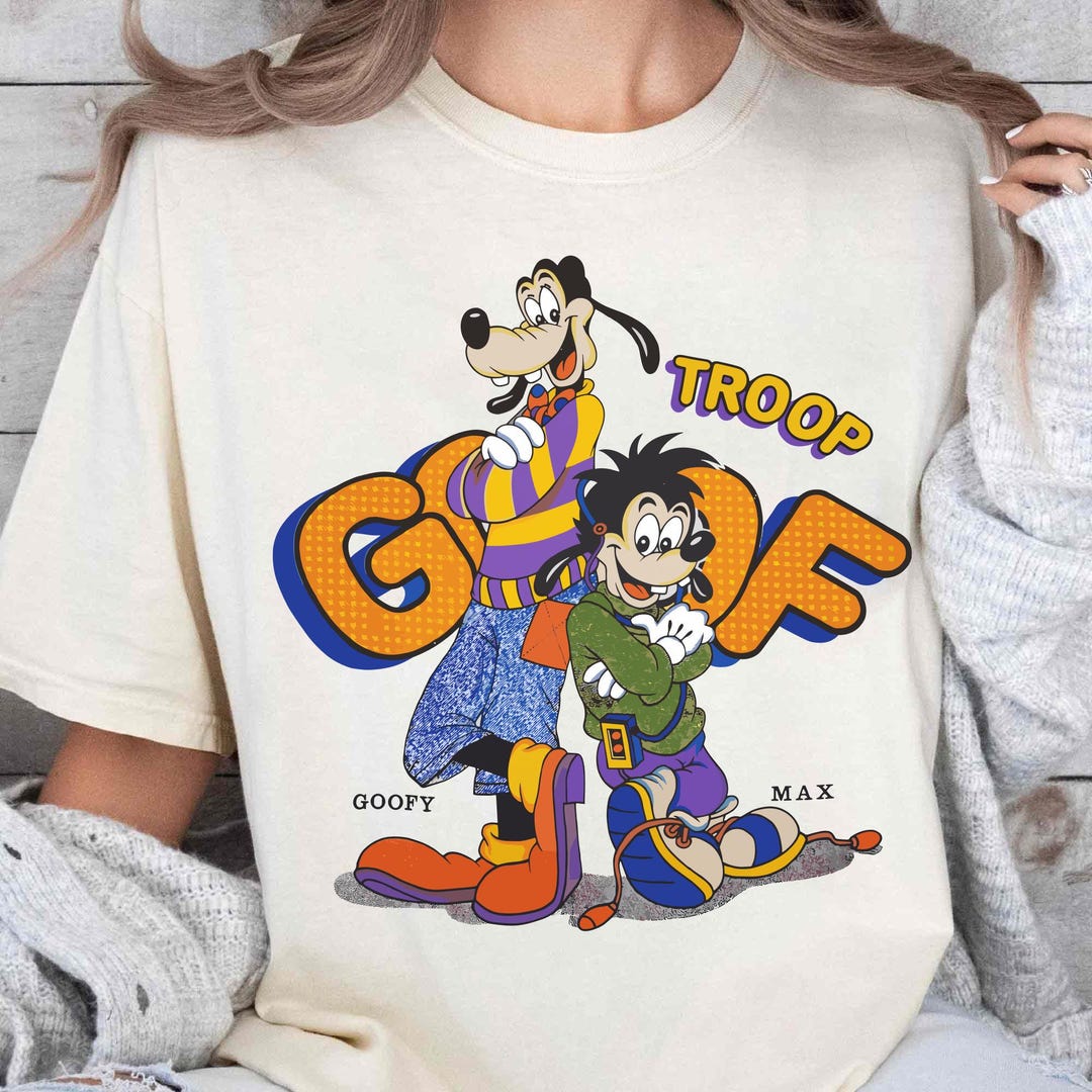Vintage Goof Troop Shirt, A Goofy Movie T-shirt, Goofy & Max Shirt, 80s ...