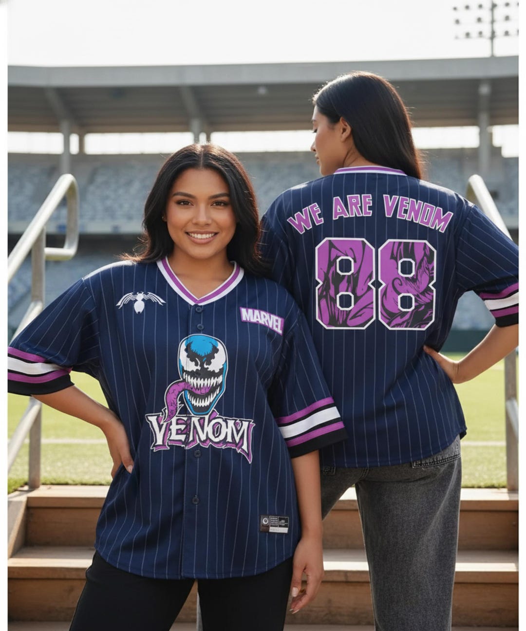 Marvel Venom Baseball Jersey, We Are Venom Sport Jersey, Symbiote ...