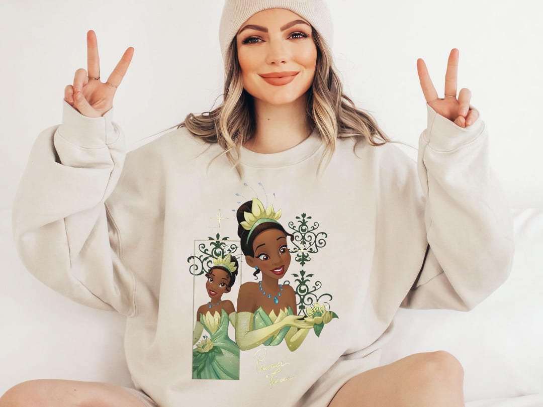 Princess Tiana Portrait Shirt, Princess and the Frog Tee, Disney Girl ...