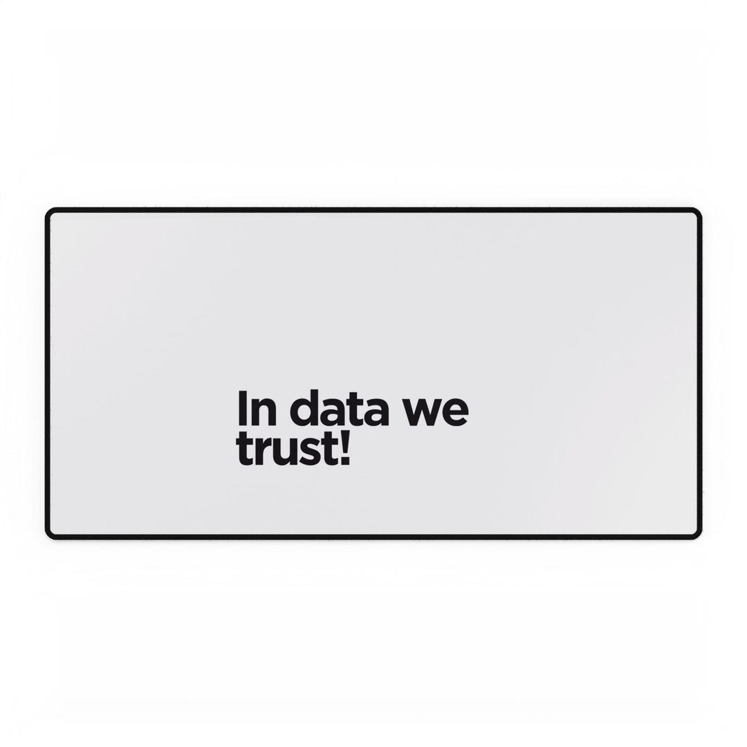 Desk Mats, Trust the Data Desk Mats, Data Analyst Gift, Office ...