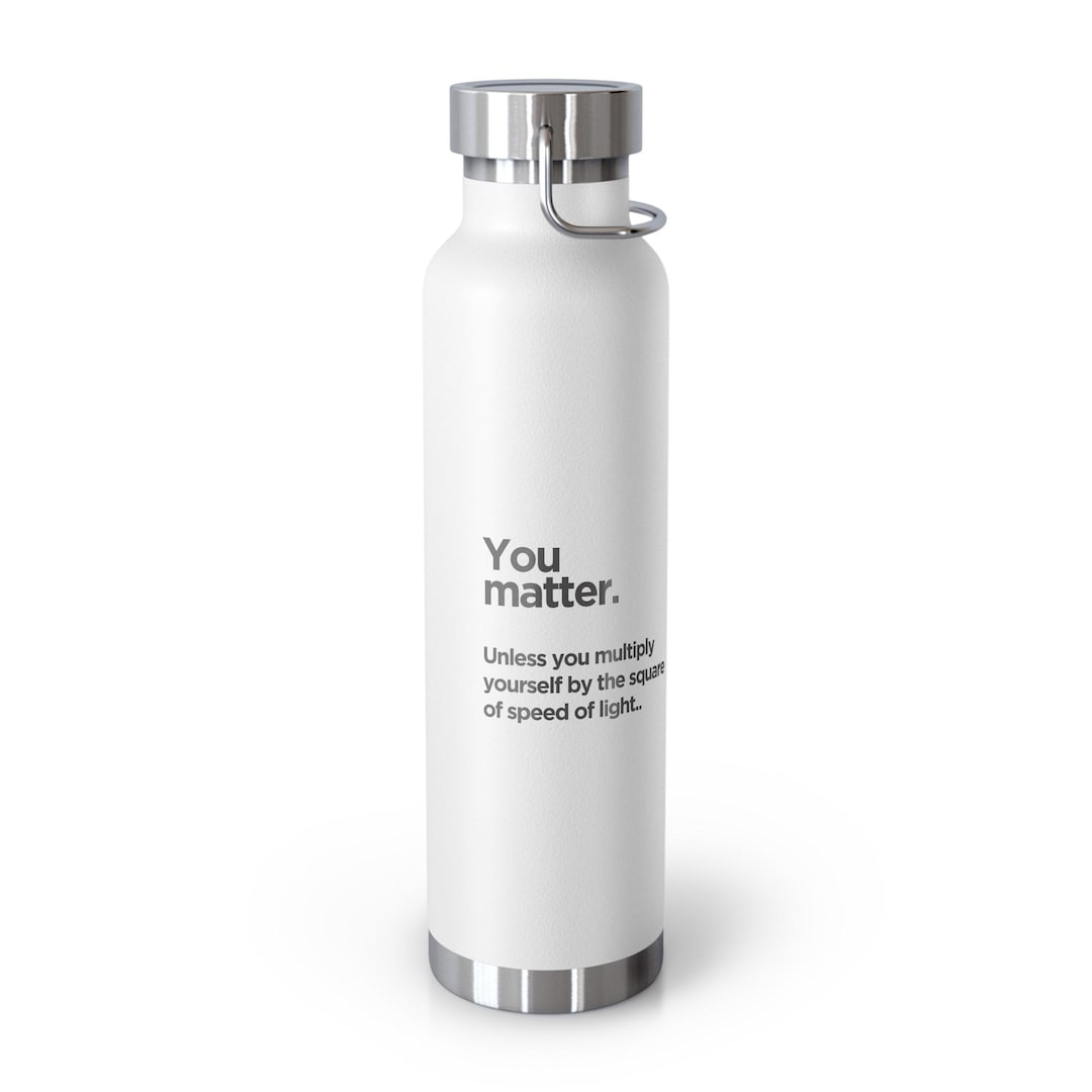 Water Bottle, Science Design Insulated Bottle, Physics Lover Gift ...