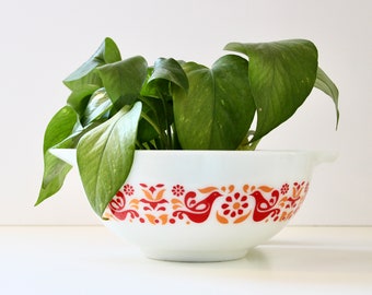 Red Pyrex Bowl - Etsy
