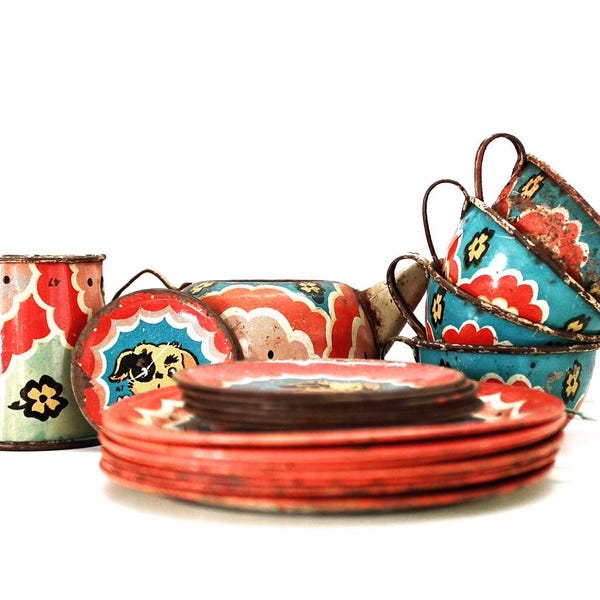Ohio Art Tea Set - Etsy
