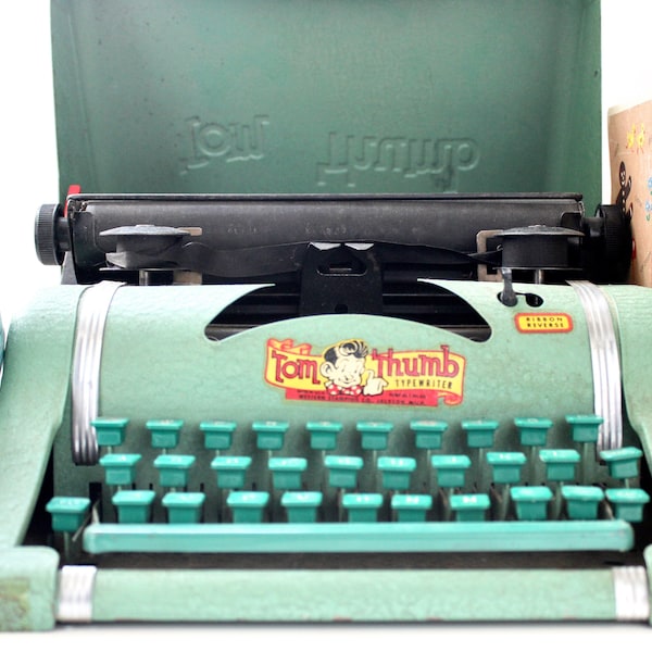 Green Typewriter - Etsy