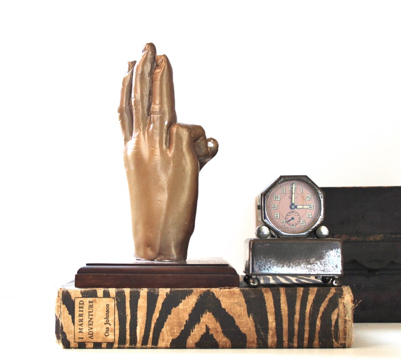 Vintage Boy Scouts Hand Vintage Scouts Honor Vintage BSA Hand Figurine ...