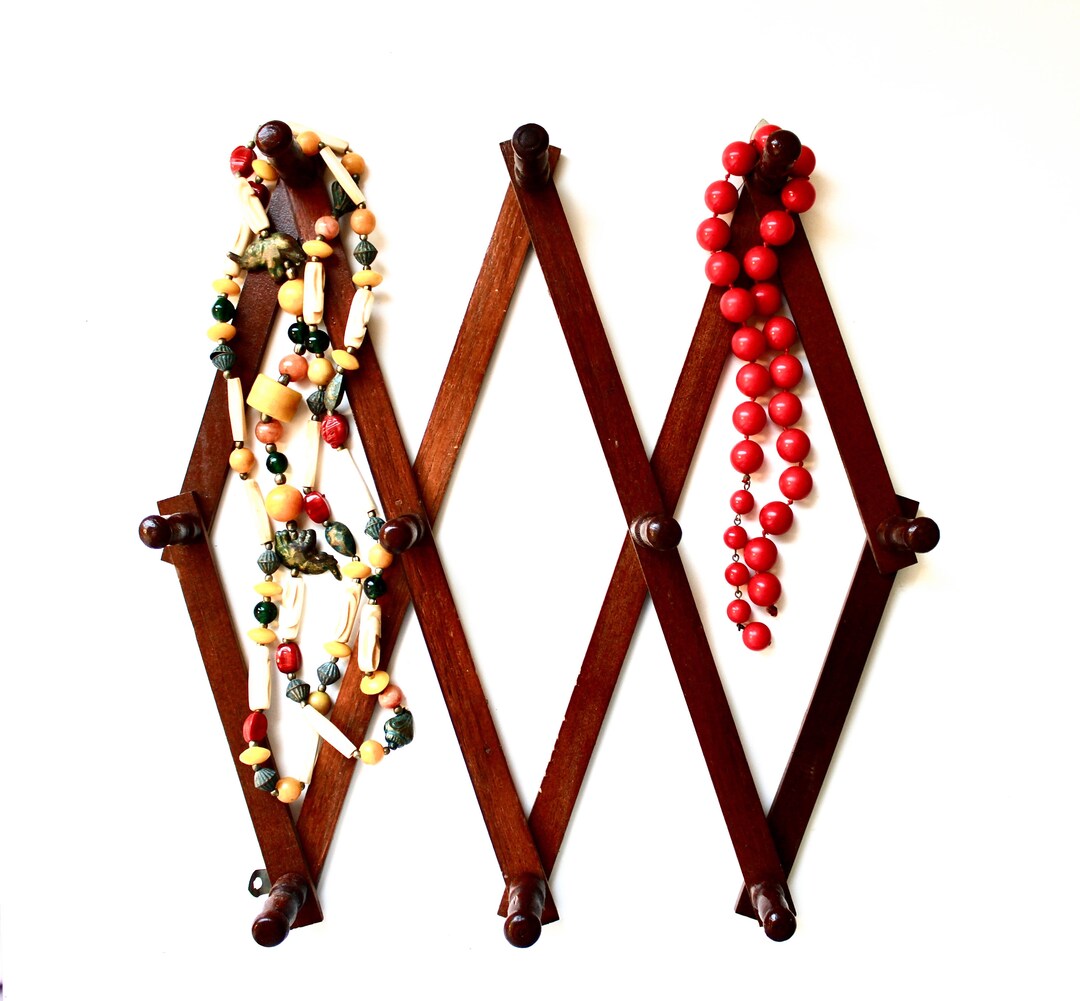 Vintage Accordion Rack Vintage Expandable Hooks Vintage - Etsy