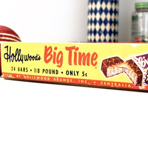 Vintage Candy Bar Counter Display Vintage Big Time Candy Bar Box ...