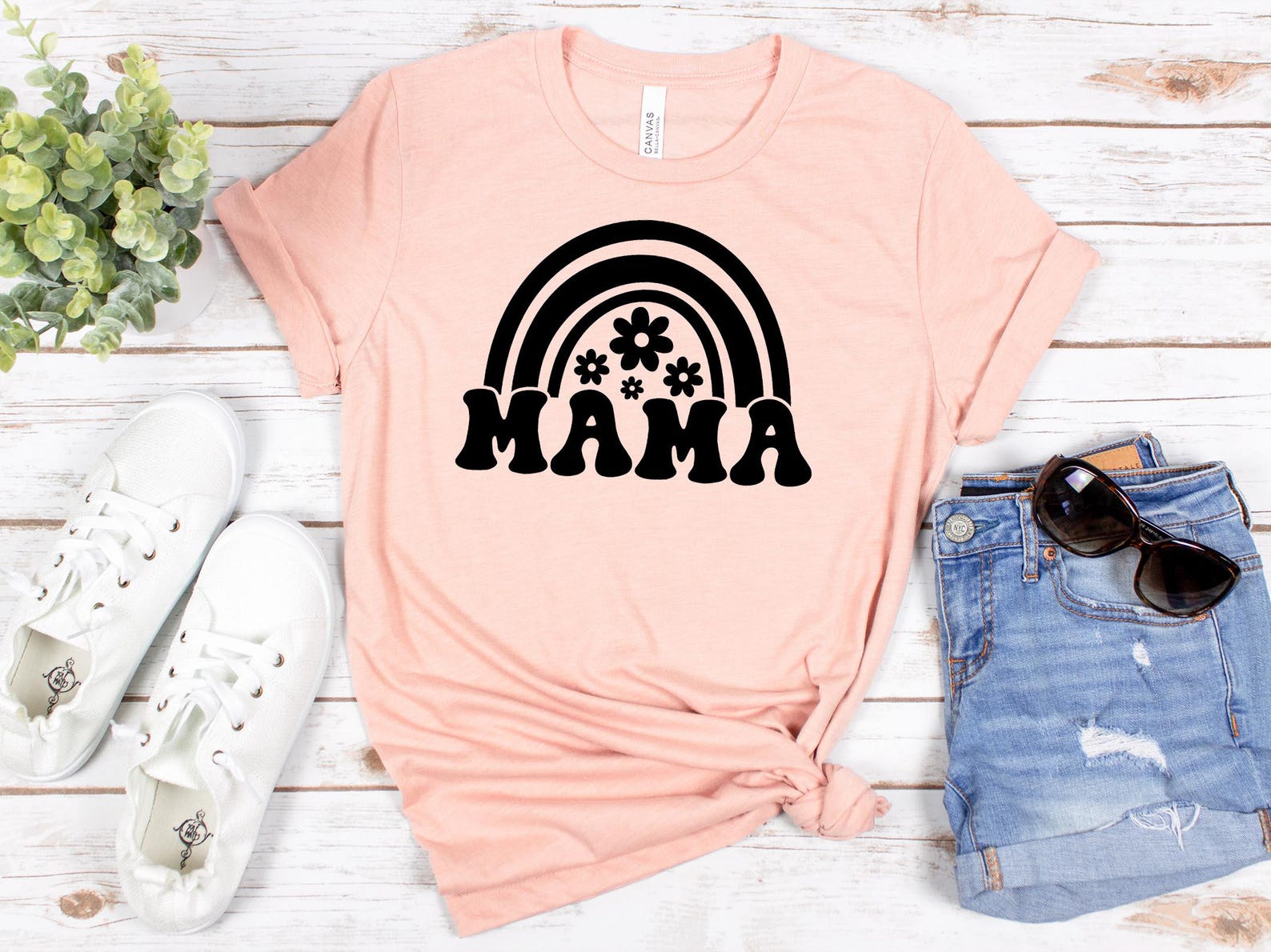 Groovy Mama SVG Bundle, Retro Mom Quotes, 70s Style T-shirt Designs ...