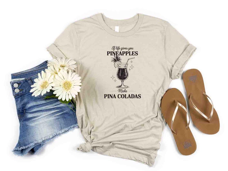 Retro Summer Cocktail PNG Bundle: Tropical Drink Clipart (digital ...