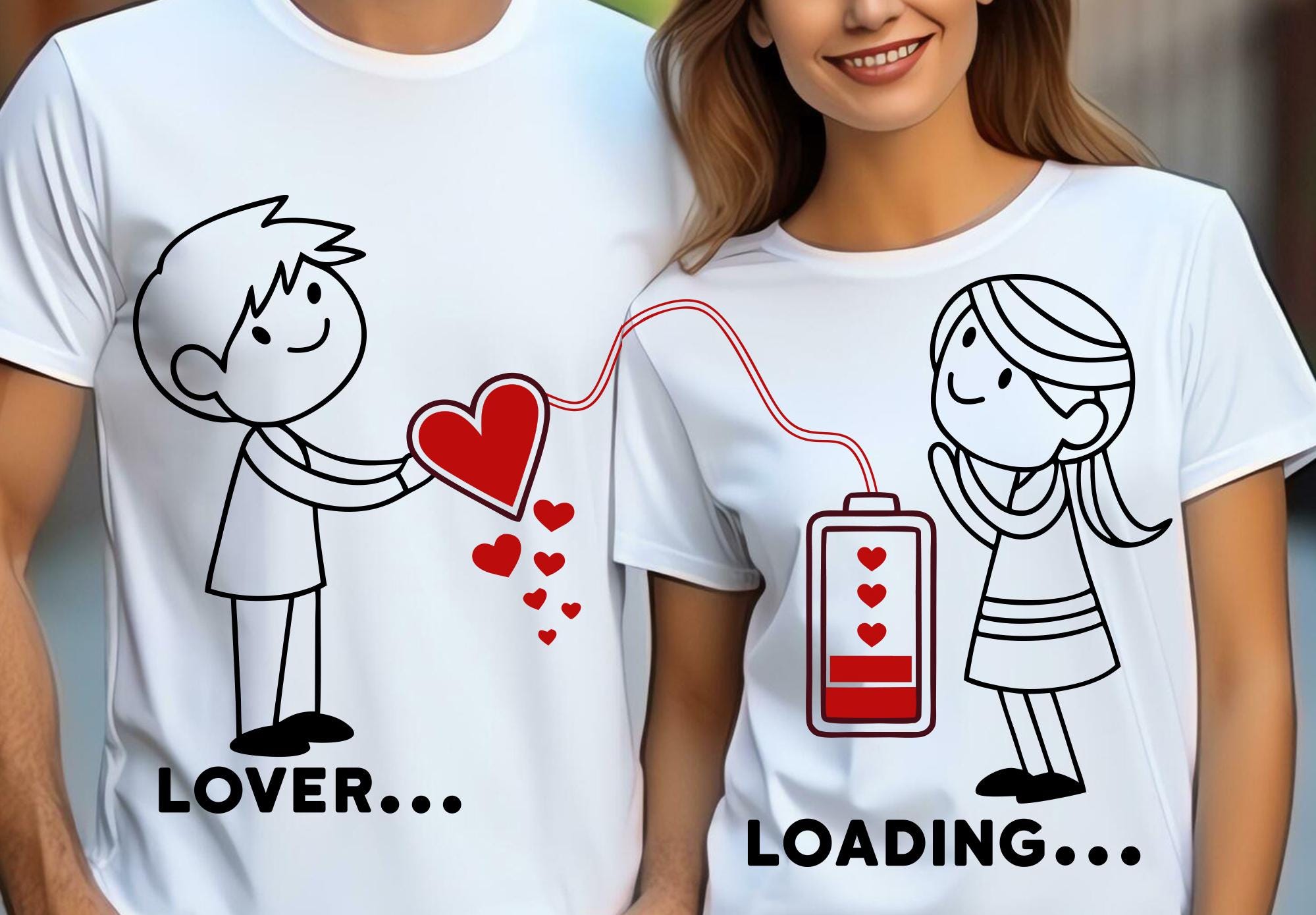 Valentine's Day Couple Mug Design PNG, Matching Couples Sublimation ...