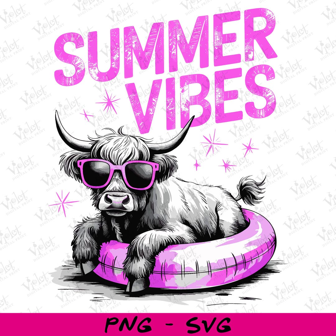 Summer Vibes SVG PNG Bundle: Retro Beach Clipart (digital Download) - Etsy