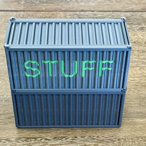 Tiny Shipping Container | Intermodal Container | Cargo Container | Desk ...