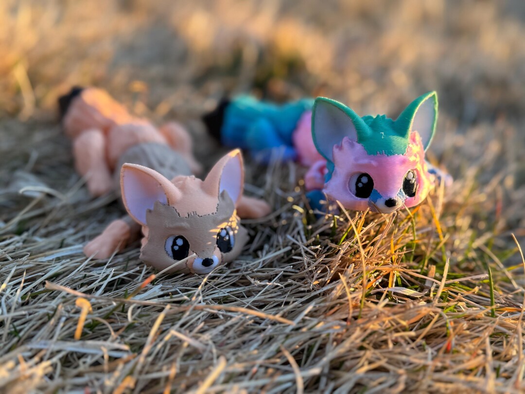 Fennec Fox by Teal Cat Creative | Arctic Fox Articulated Dragons | Desk ...