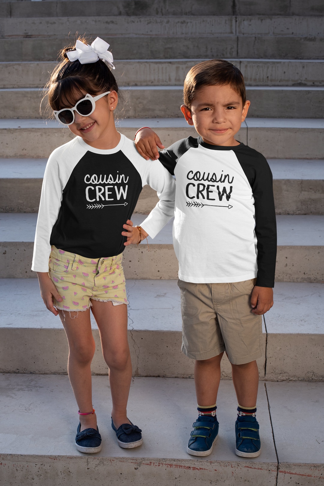 Cousin Crew Raglan Shirt - Family Matching Shirts - Etsy
