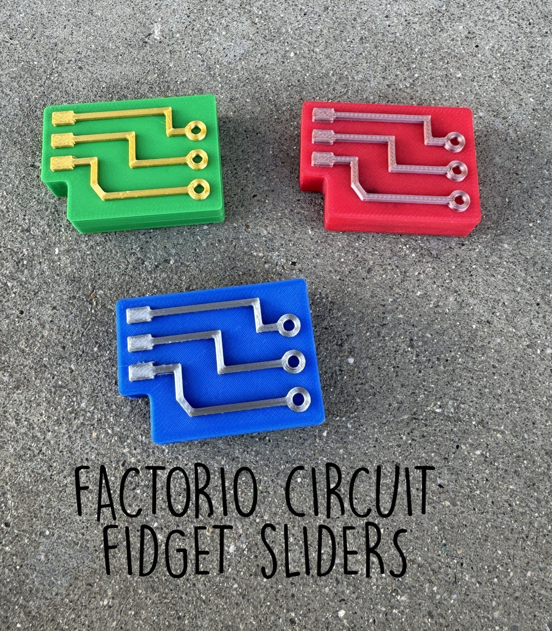 Factorio Inspired Haptic Fidget Slider | Magnetic Sensory Toy - Etsy