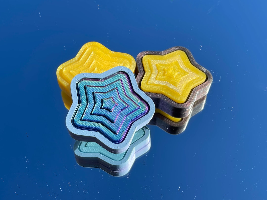 Magnetic Star Fidget Slider | Customizable Sensory Toy - Etsy