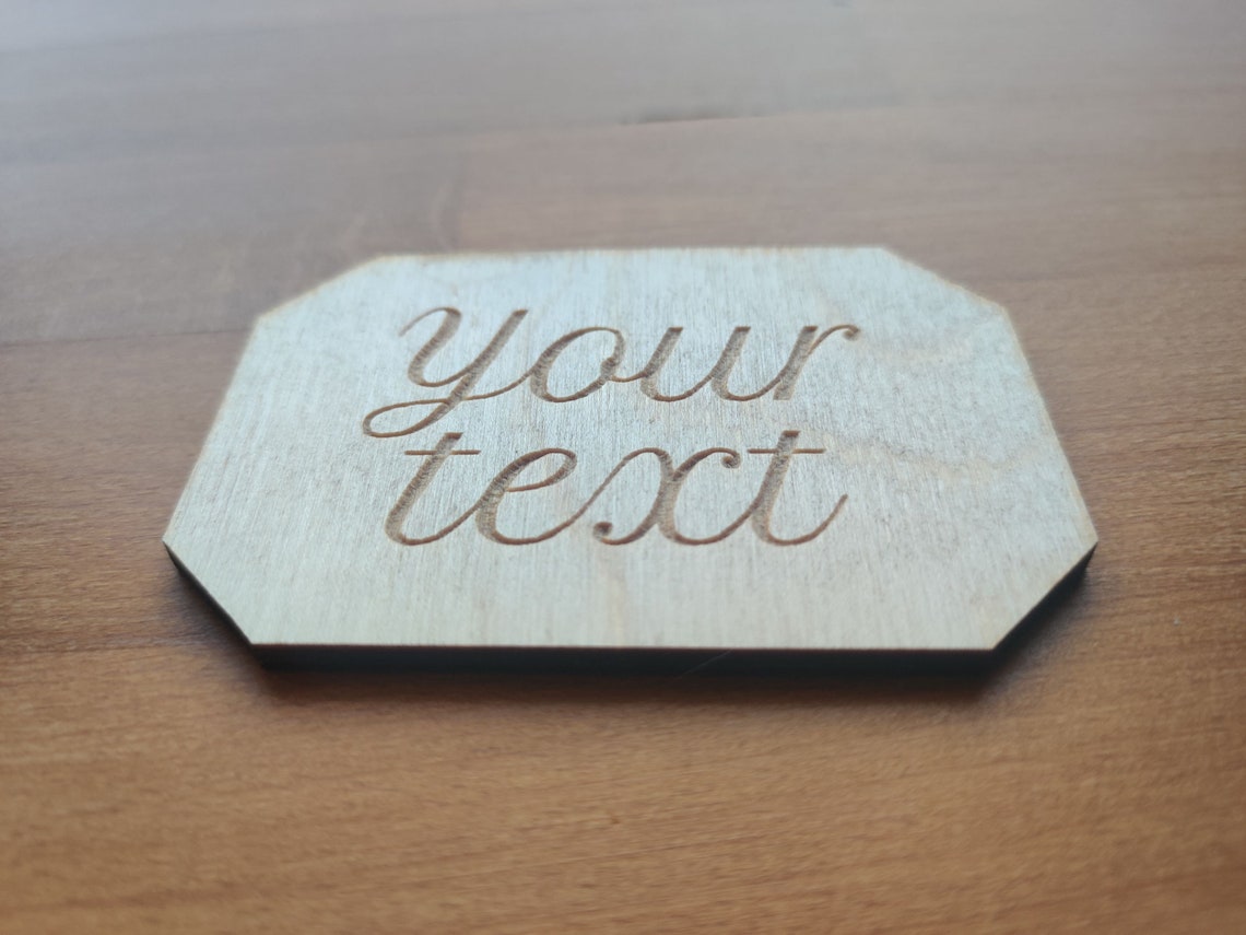 Wooden Rectangle Shape for Craft and Decorations. 380cm 1-32inch Custom ...