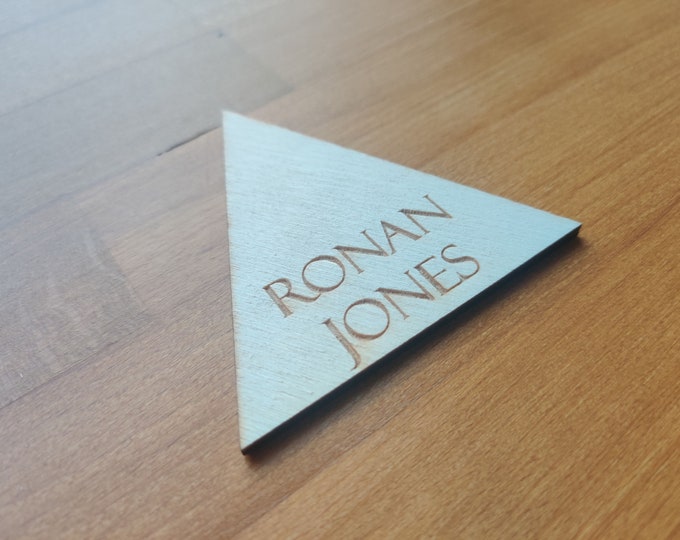 Wooden Triangle Shape for Craft and Decorations. [3–80cm | 1-32inch ...