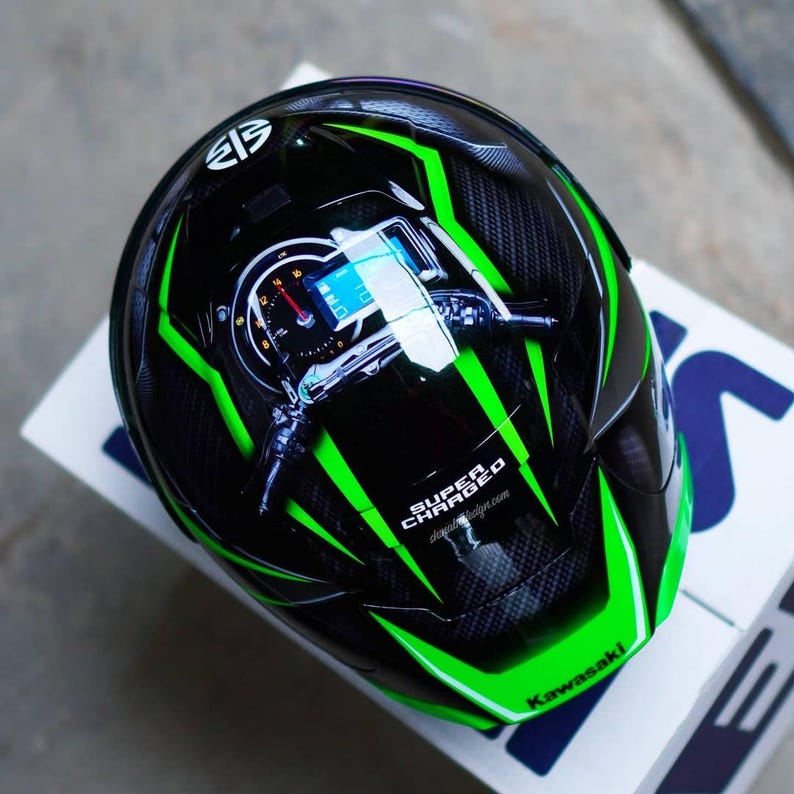 SHOEI X14 Limited - 2023 Kawasaki Ninja H2 - Etsy UK