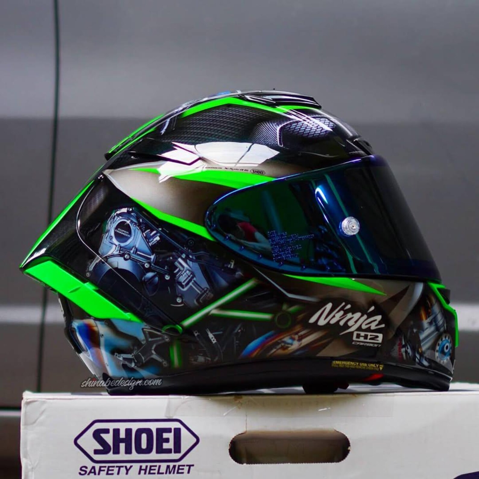 SHOEI X14 Limited - 2023 Kawasaki Ninja H2 - Etsy