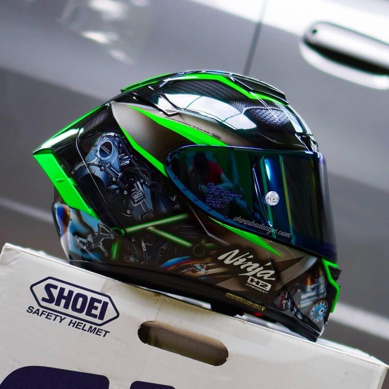 SHOEI X14 Limited - 2023 Kawasaki Ninja H2 - Etsy