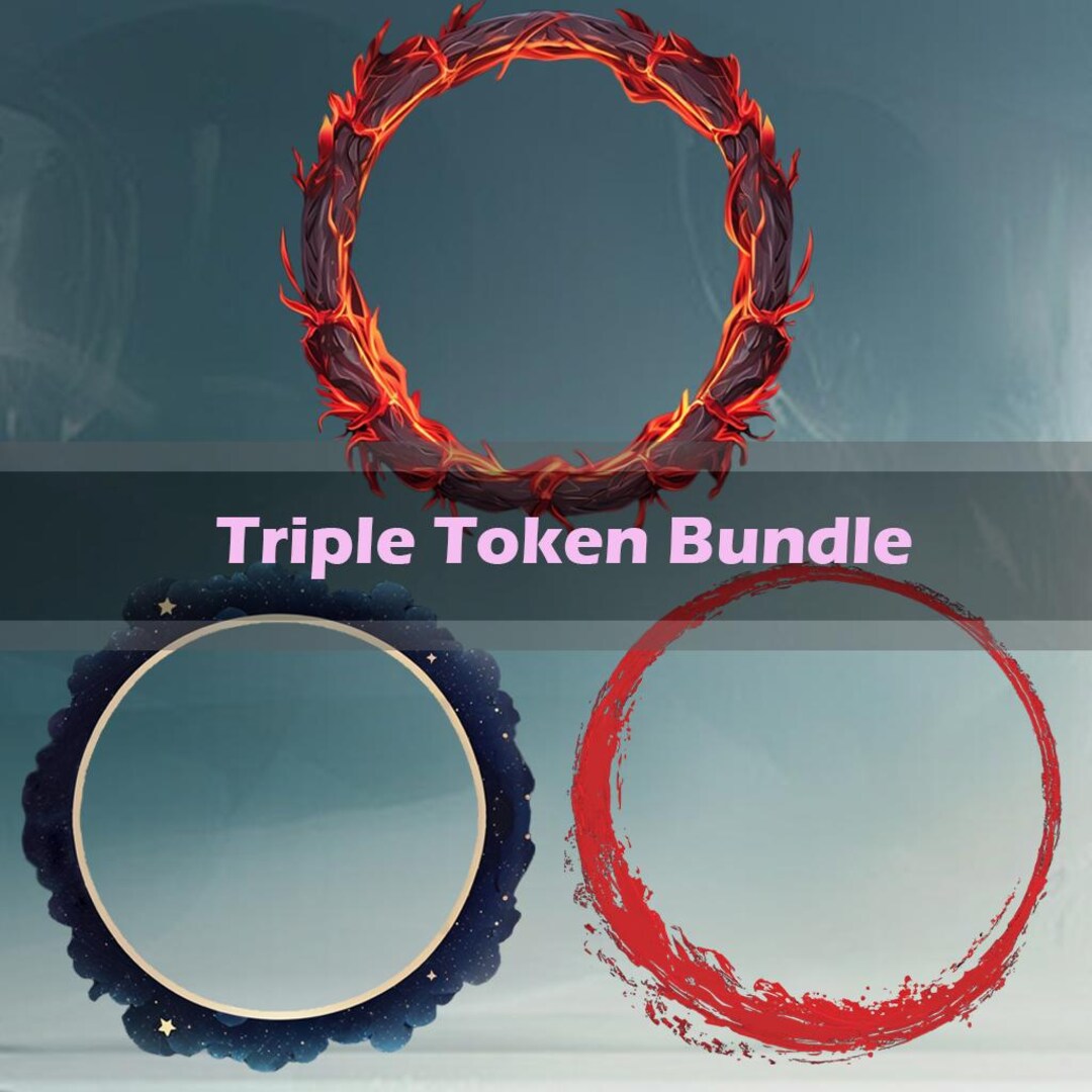 Tabletop Token Border Variety Pack - Etsy