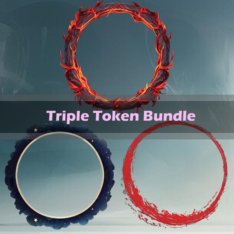 Tabletop Token Border Variety Pack - Etsy