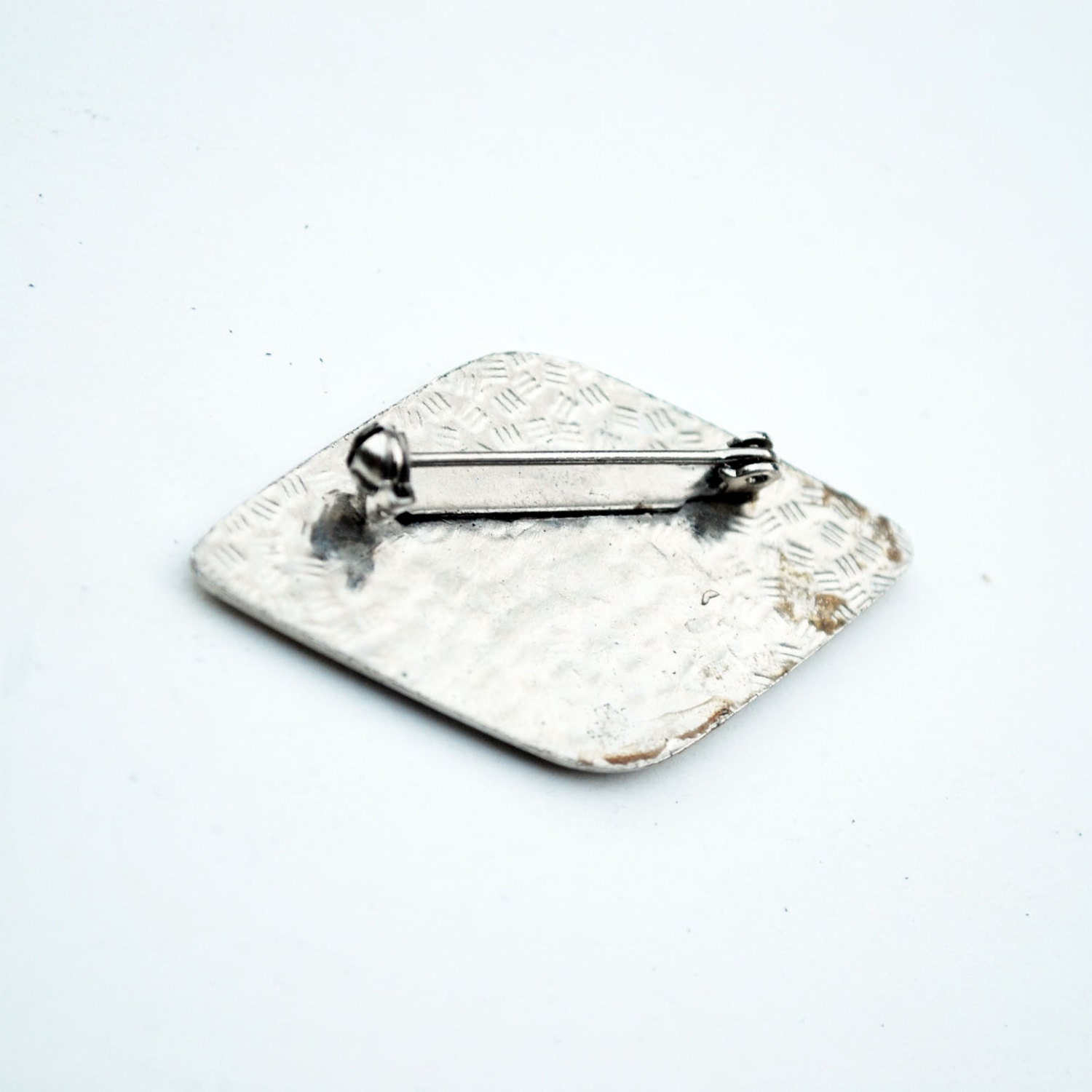 Indigo Ink Art Deco Roses Tile Pin - Etsy