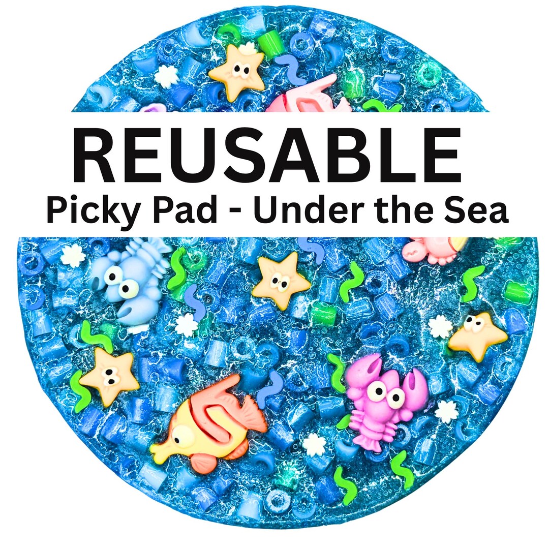 Reusable Sensory Picky Pad | Anxiety Relief Fidget for Skin Picking ...