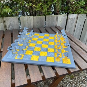 Stargate Chess | 3D Printed Chess Pieces & Board | DIY Sci-fi Chess Set ...
