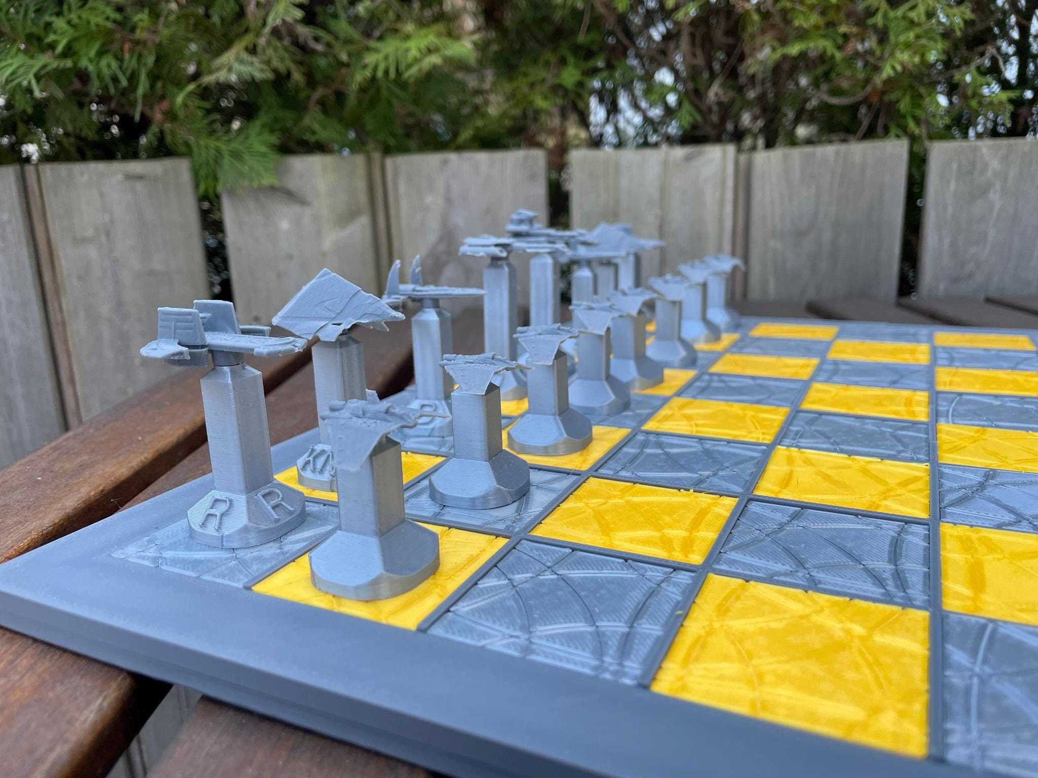 Stargate Chess | 3D Printed Chess Pieces & Board | DIY Sci-fi Chess Set ...