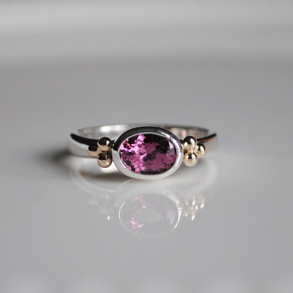Rhodolite Ring - Etsy