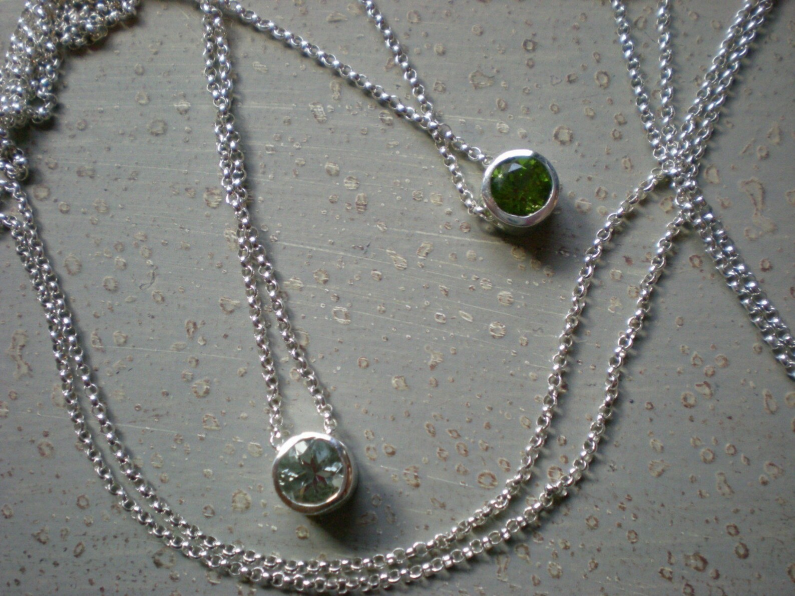 RAINBOW BEZELS - Sliding Bezel Pendant - Etsy