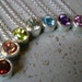 RAINBOW BEZELS - Sliding Bezel Pendant - Etsy